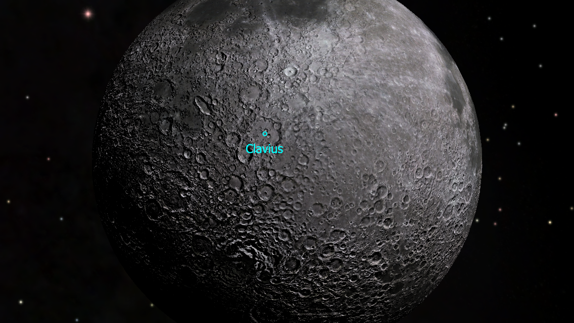 Clavius of Moon | Star Walk