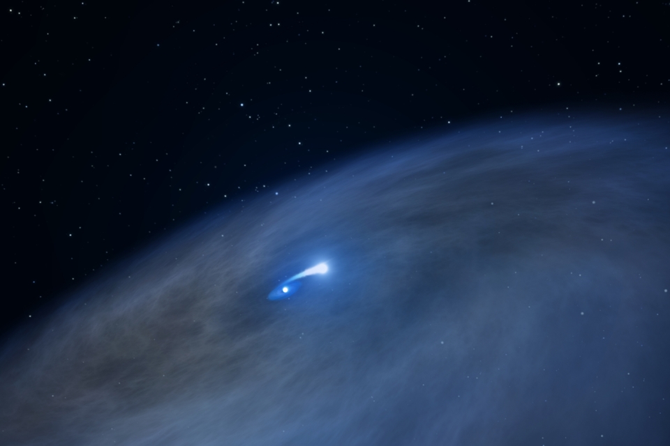 Hubble Spies Vast Gas Disk around Unique Massive Star | Star Walk