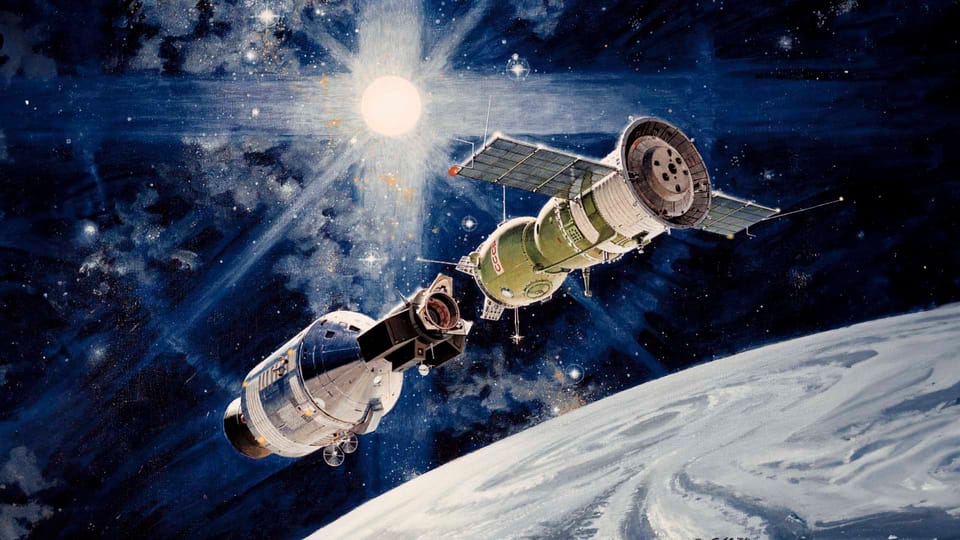 Apollo Soyuz Mission | When Did the Space Race End | Handshake in Space