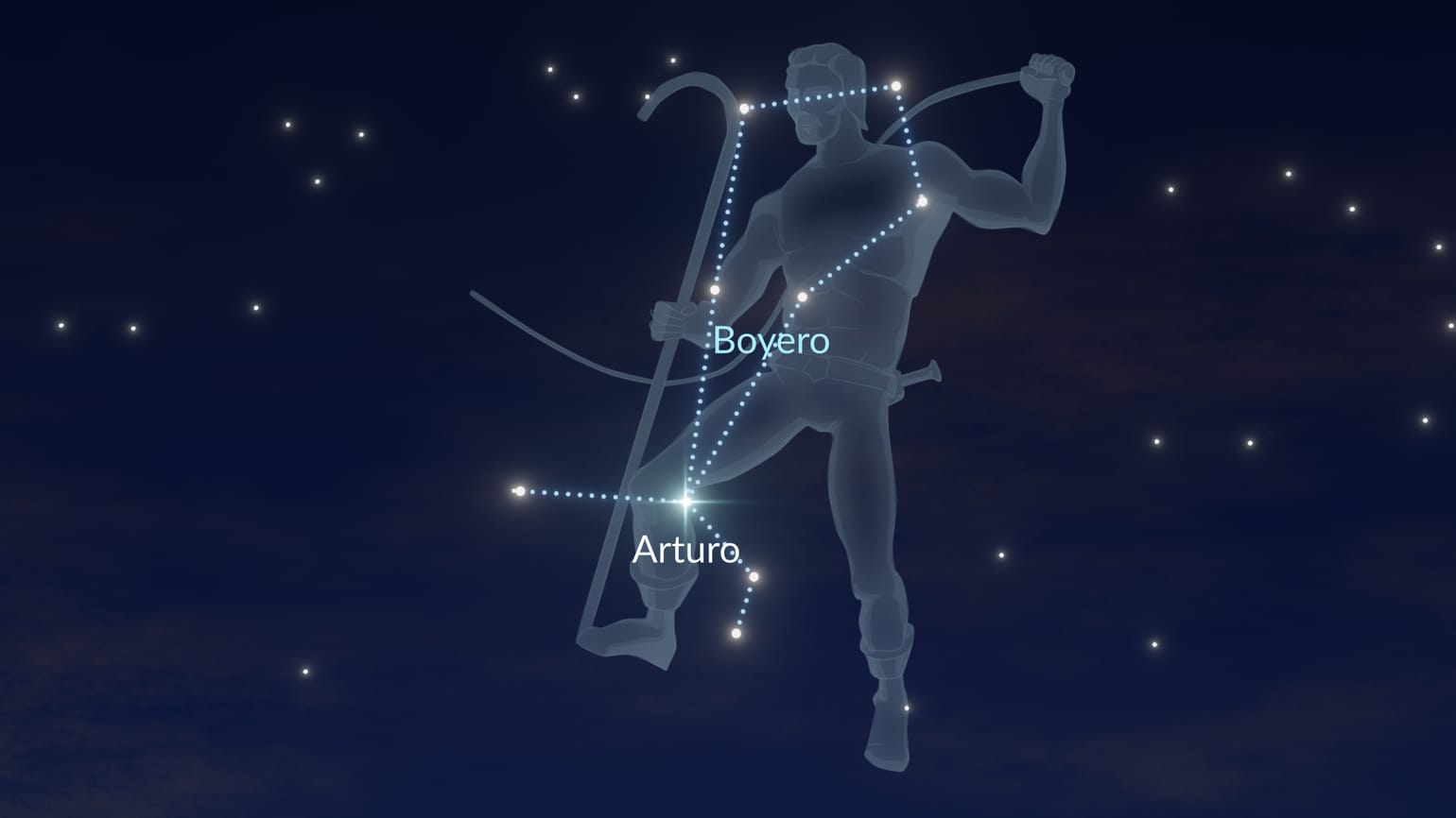 Triángulo de Primavera: 3 estrellas brillantes en el cielo nocturno de ...