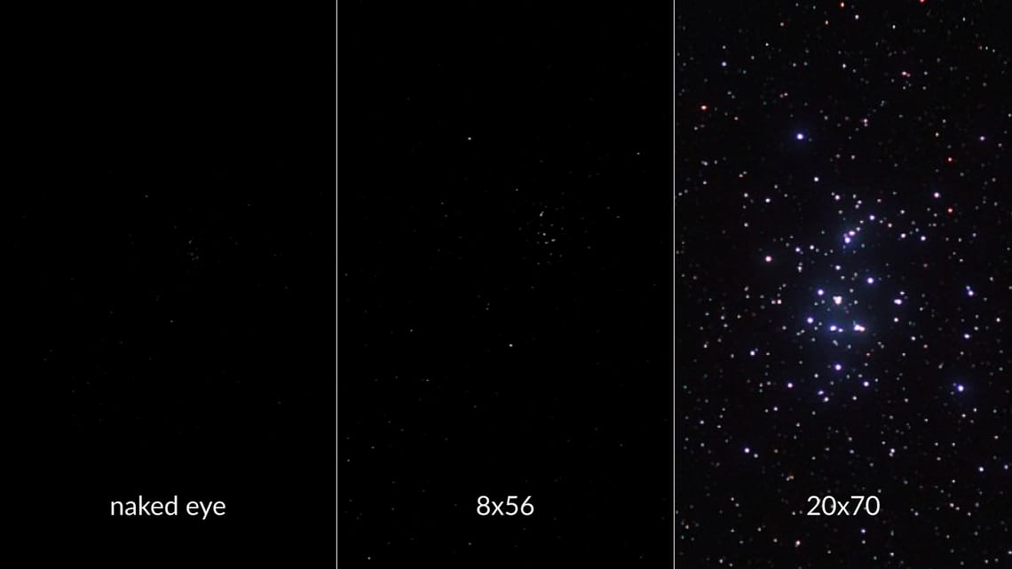 Beehive Cluster — Location Tonight | Messier 44 | M44 Star Cluster ...