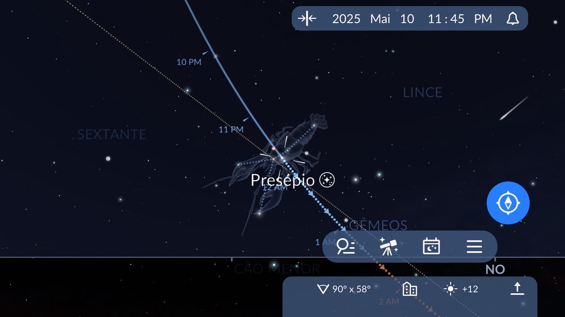 Aglomerado do Presépio | Messier 44 | Presépio hoje à noite | Astronomia M44, Aglomerado M44 ...
