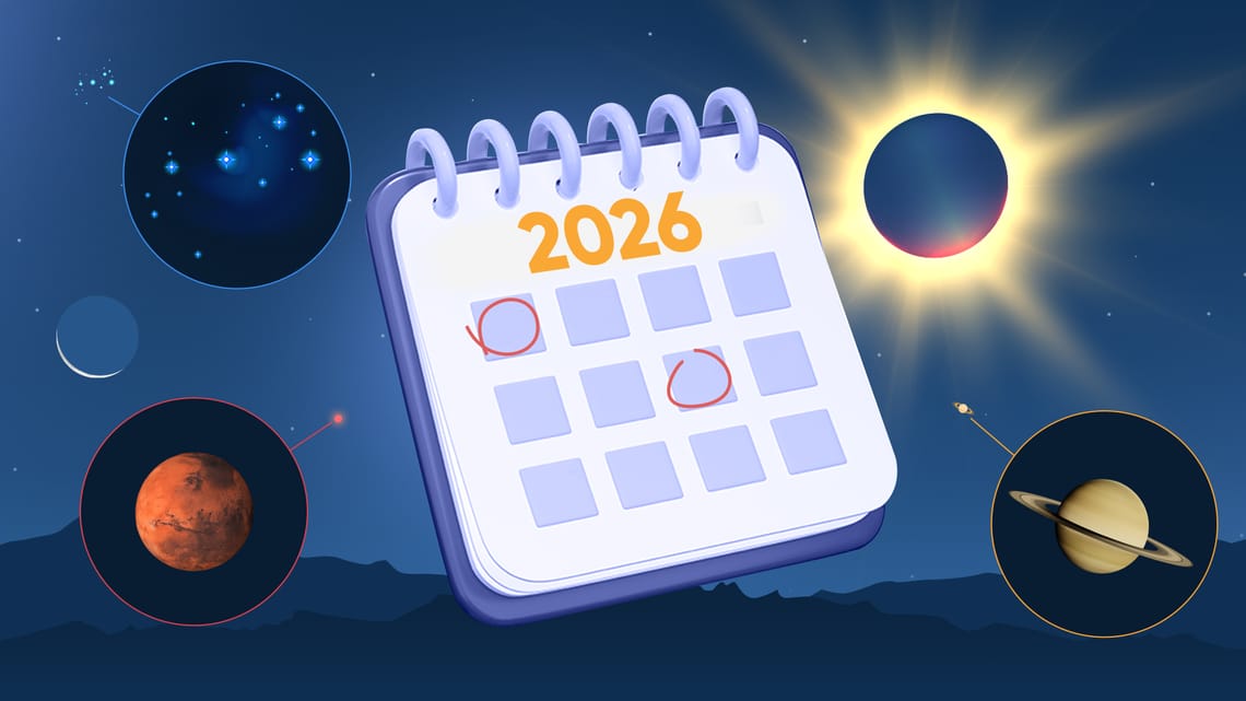 Astronomy Calendar 2026: Major Astronomical Events | Celestial Events ...