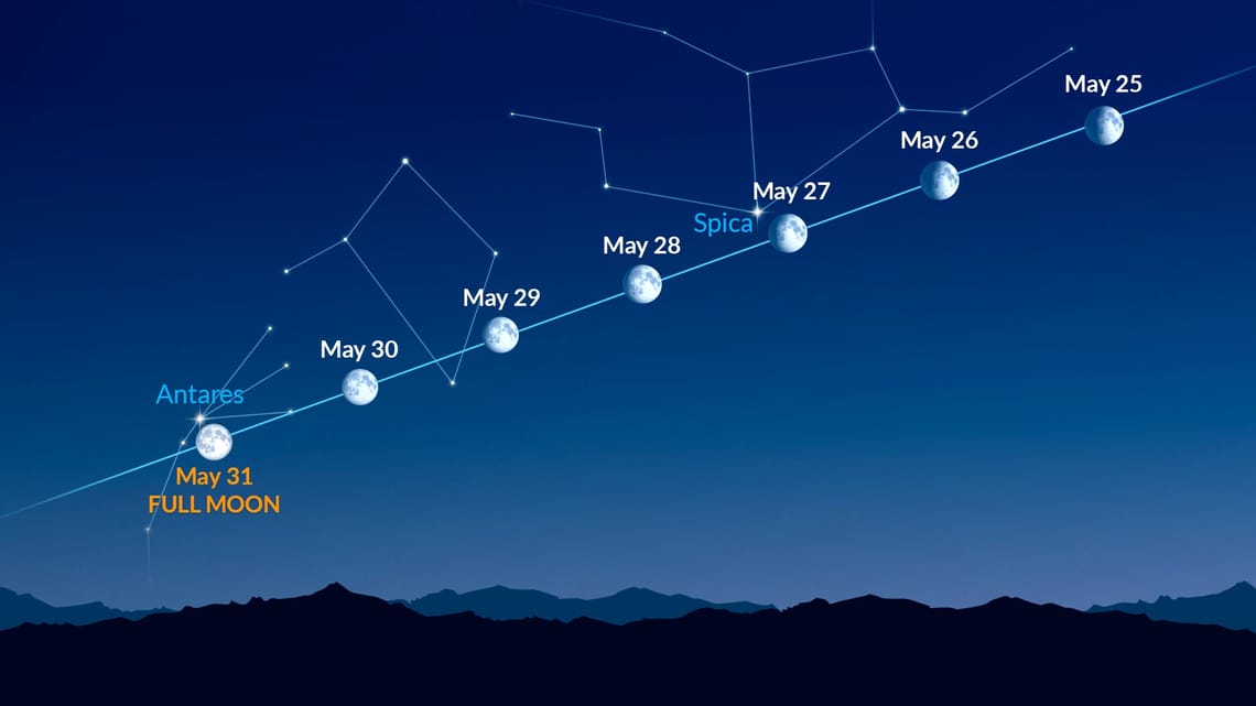 What Planet Is Next to the Moon Tonight | Moon and Venus