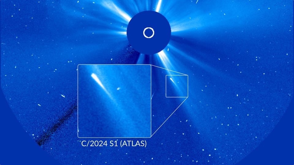 Comet C/2024 S1 (ATLAS) Disintegrated | Halloween Comet 2024 Tracker ...
