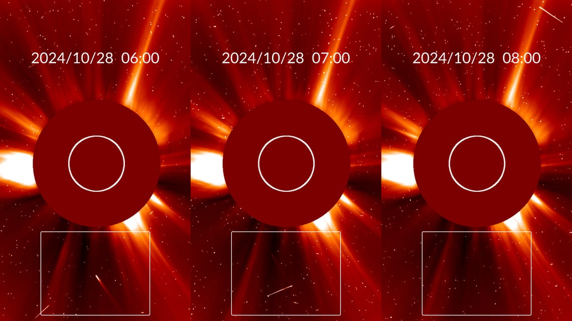 Comet C/2024 S1 (ATLAS) Disintegrated | Halloween Comet 2024 Tracker ...
