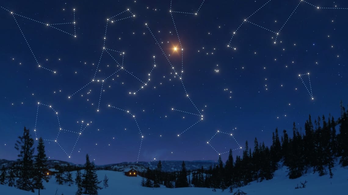 Christmas Astronomy | December Night Sky | December Constellation ...