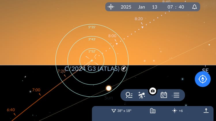Comet Atlas 2025 | C/2024 G3 | Comet 2025 | G3 ATLAS Visibility | Star Walk