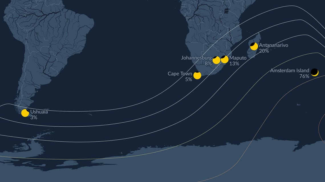 February 17, 2026 Annular Solar Eclipse: Ring of Fire Path & Visibility Map