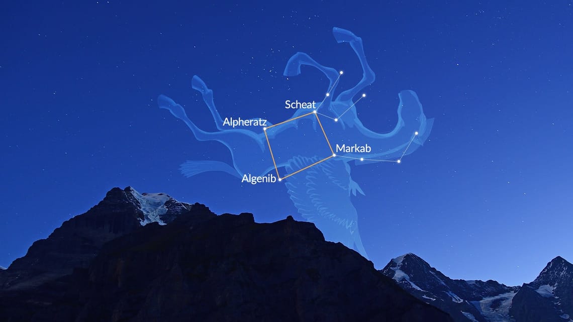 October Stars | October Constellation Pegasus, Piscis Austrinus | Fall ...