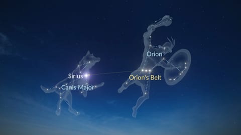 Sirius Star | Sirius Constellation | Sirius Star Location Tonight ...