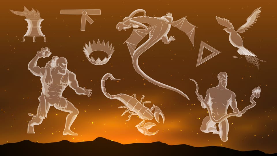 July Constellations — Starry Sky Guide | Stars in the July Sky ...