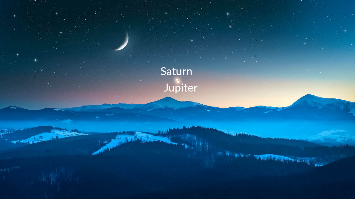 The Great Conjunction: Jupiter and Saturn appear the closest since 1623 ...