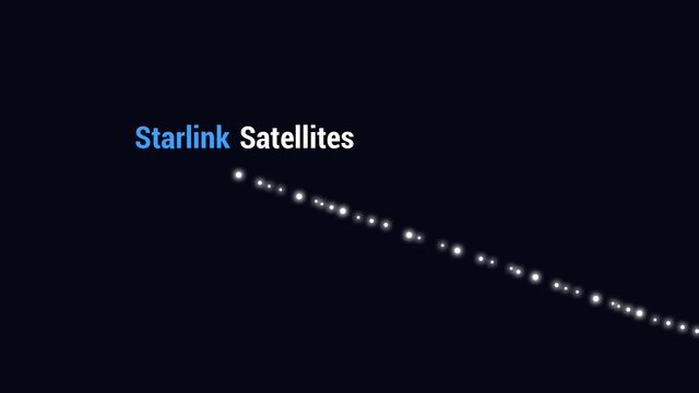 Watch SpaceX’s Starlink 'Train' in the Sky