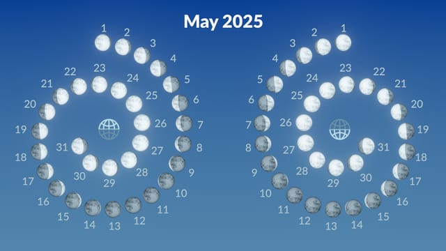 Full Moon May 2025 | Flower Moon Meaning | May 12 Full Moon 2025 | Star ...