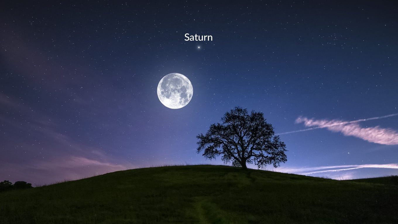 What Planet Is Next to The Moon Tonight: Saturn, Jupiter, Mars, Venus ...