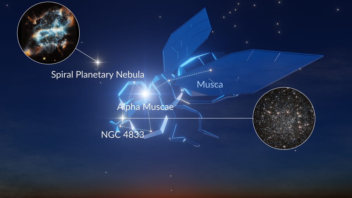 May Constellations | May Stars | May Night Sky Map | Map of ...
