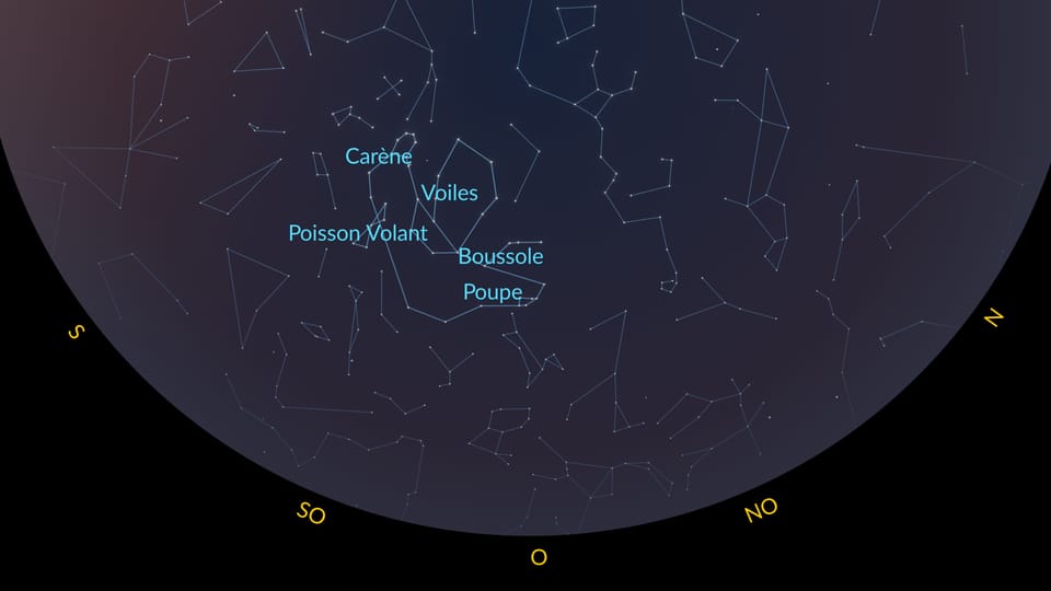 Ciel nocturne en mars 2026 : événements célestes, Lune et visibilité ...