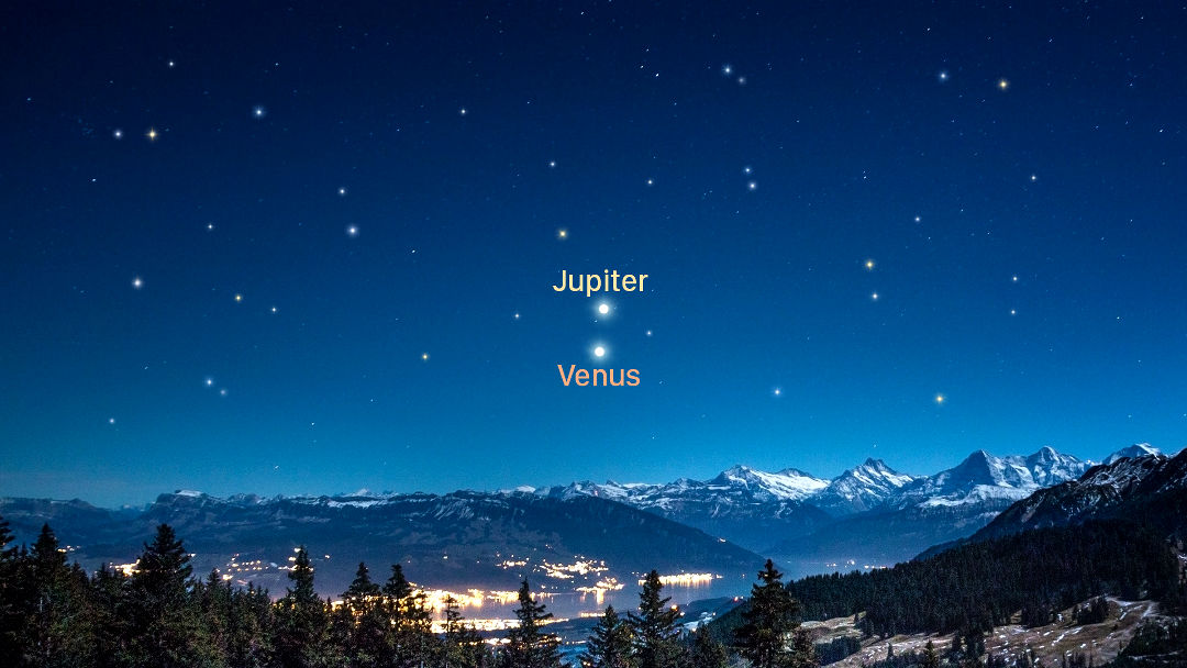 Close Approach of Venus and Jupiter | Star Walk