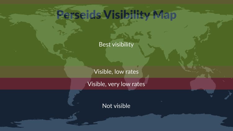 Perseid Meteor Shower 2026: Visibility Map, Dates, Peak | Meteor Shower ...