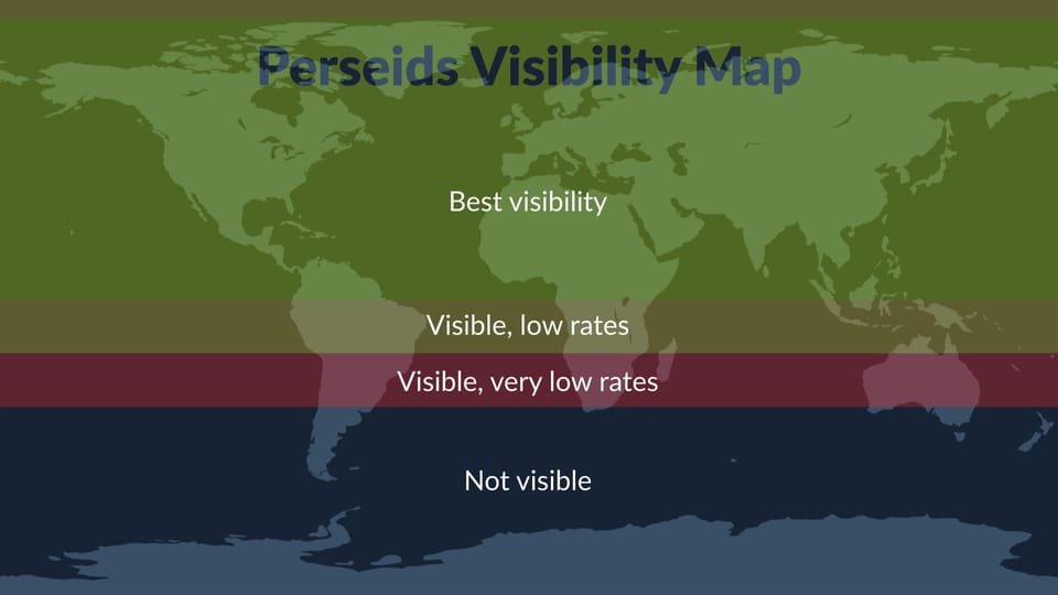 Perseid Meteor Shower 2026: Visibility Map, Dates, Peak | Meteor Shower ...