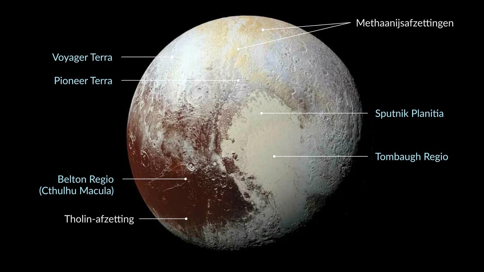 Hoe groot is Pluto | Hoe ziet Pluto eruit | Planeet Pluto | Star Walk