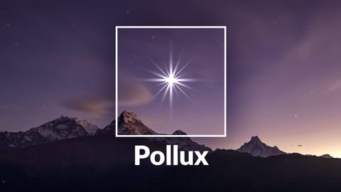 Estrella Pollux | Constelación de Géminis Estrella más brillante ...