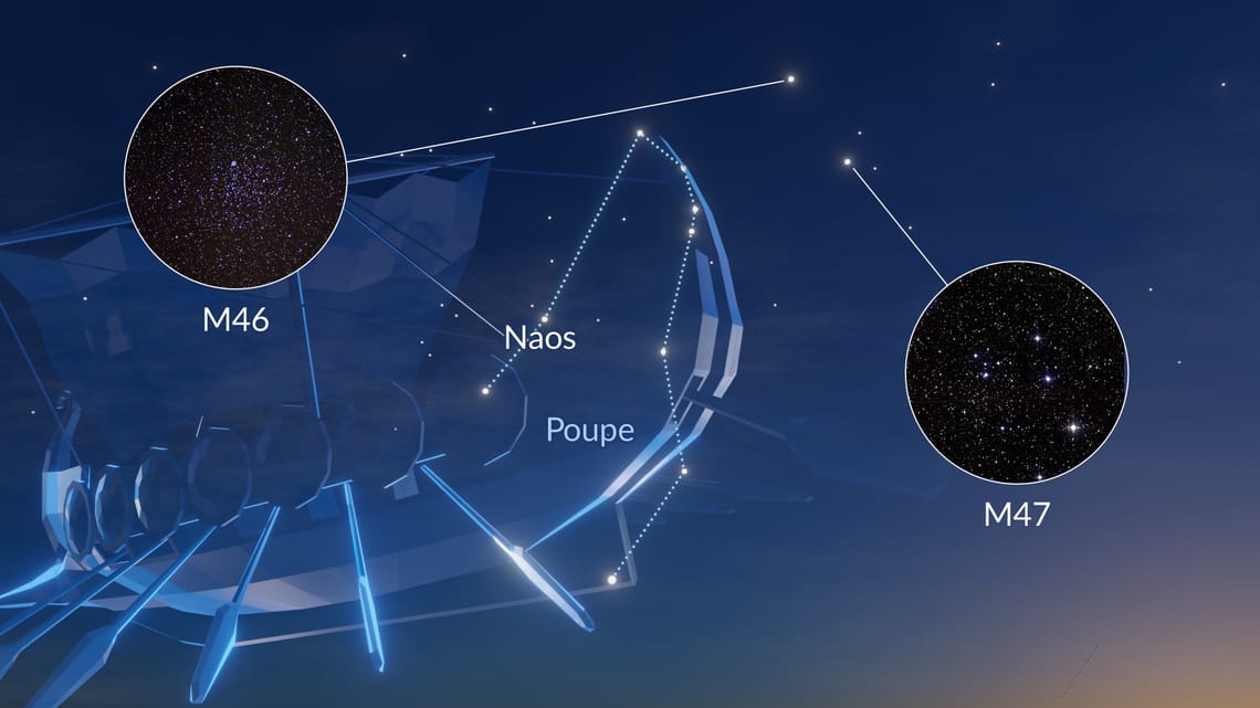 Constellations visibles en mars — Hémisphère Nord et Hémisphère Sud ...