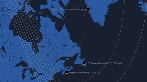 Solar Eclipse 2025: Path and Times | Eclipse 2025 | What Time Is ...