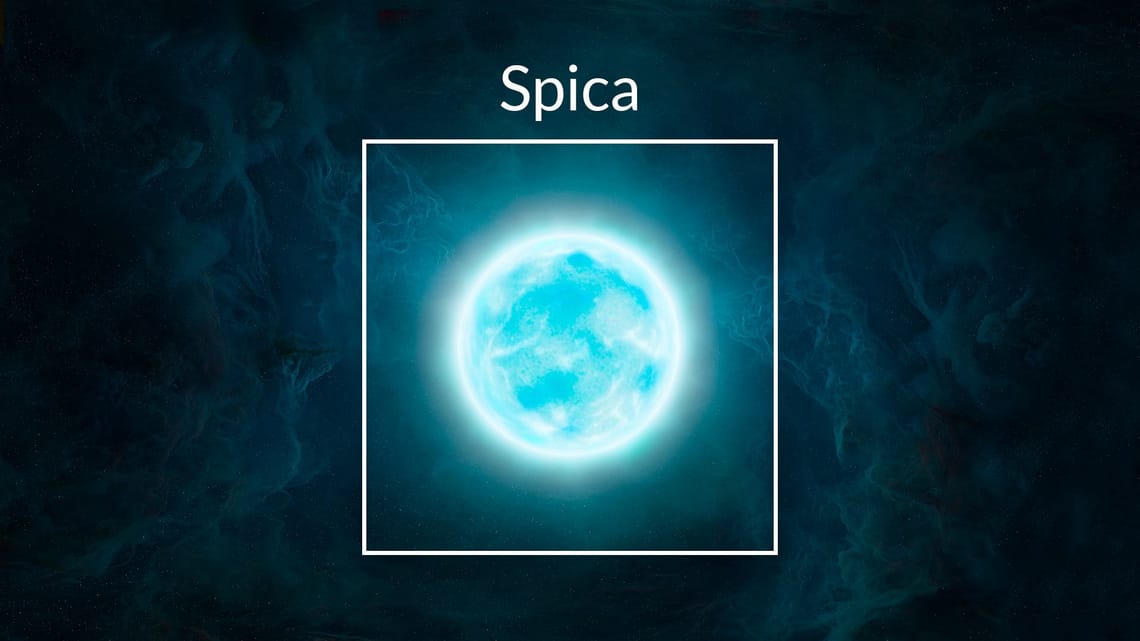 Estrella Spica | Sistema Spica | Estrella más brillante de Virgo | Spica Constelación | Star Walk