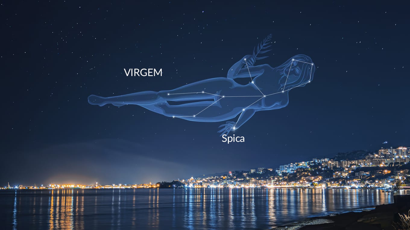 Estrela Spica | Sistema Spica | Estrela Mais Brilhante de Virgem ...