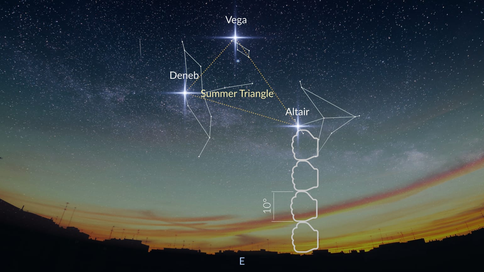 Summer Triangle Asterism Guide: Stars, Constellations, How to Find | Altair, Deneb, Vega | Star Walk