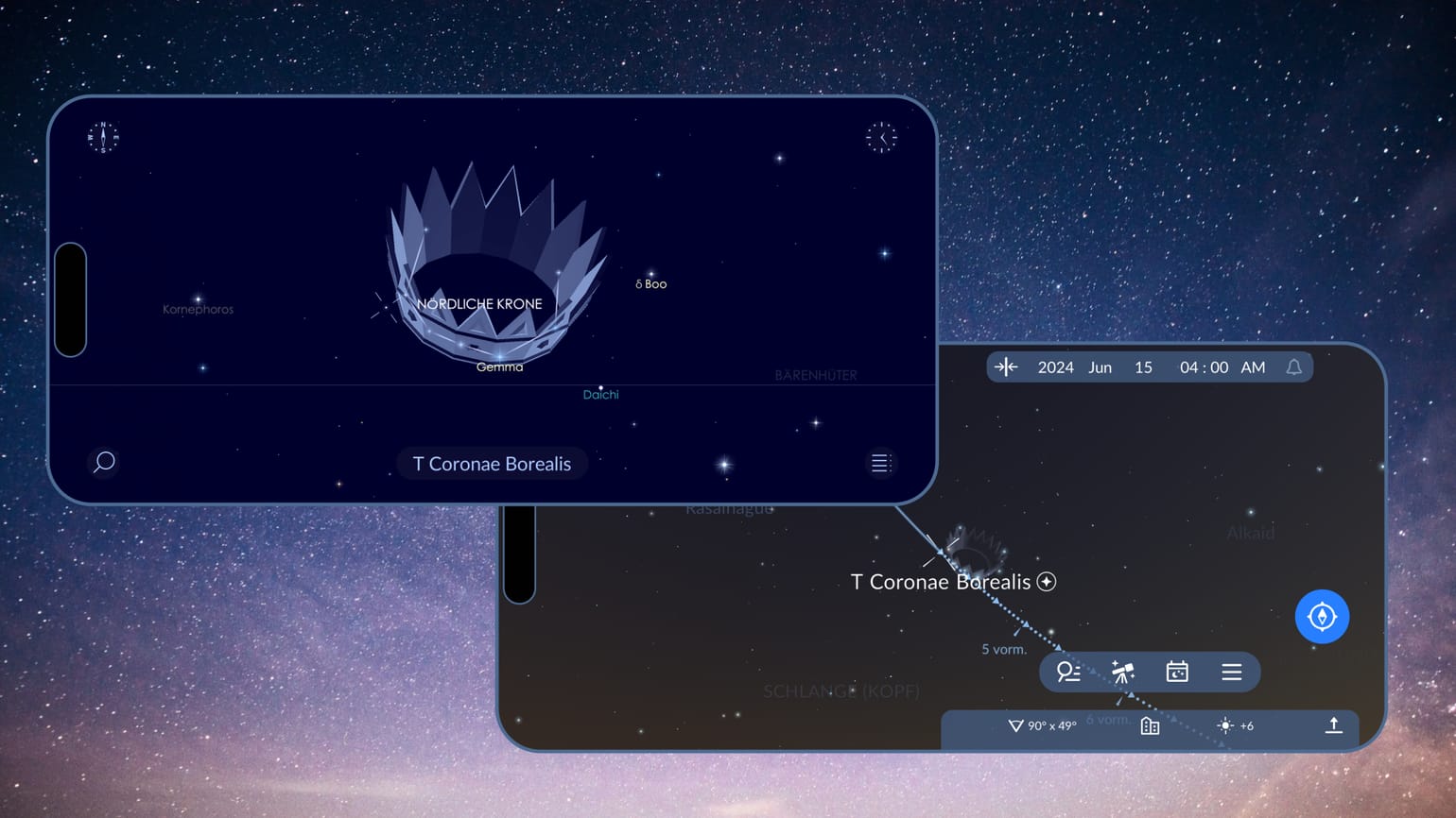 T Coronae Borealis Nova Explosion 2025, Nördliche Krone | T CrB ...