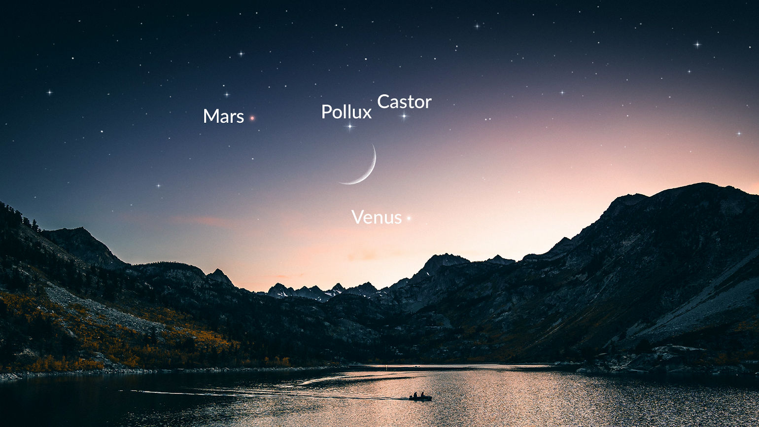 The Moon, Venus, and Mars Meet in The Sky Tonight 🌙 | Star Walk