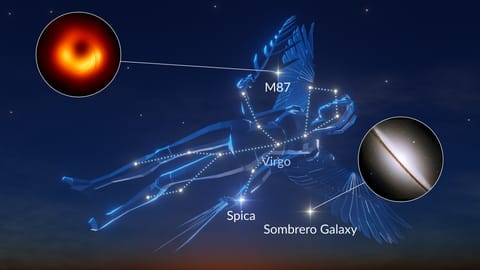 May Constellations | May Stars | May Night Sky Map | Map of ...
